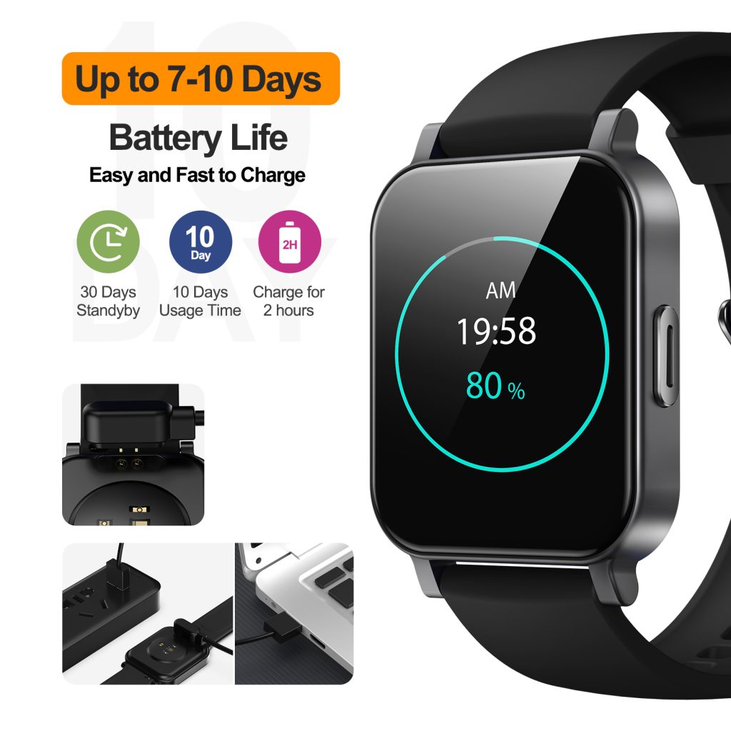 1.4″ LCD Touch Screen Smartwatch – EURANS